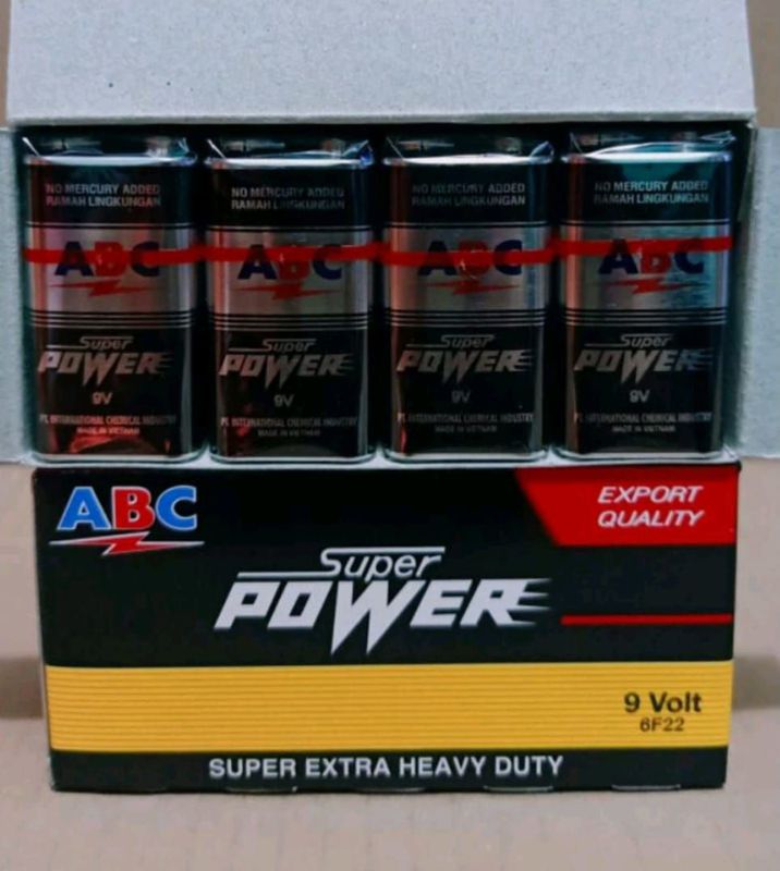 BATERAI ABC SUPER POWER 9V
