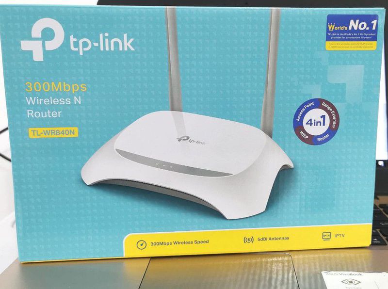 WIRELESS ROUTER TP LINK TL WR840N
