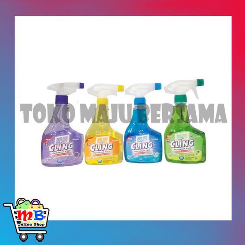 Pembersih Kaca Cling 425ml - Biru