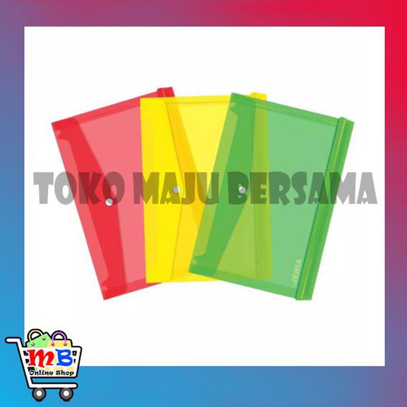 Map Plastik Premium | Kancing / Tali - Map Kancing