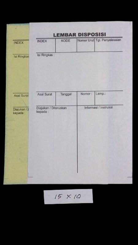 Lembar Disposisi