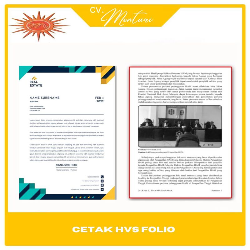 CETAK HVS - Full Colour