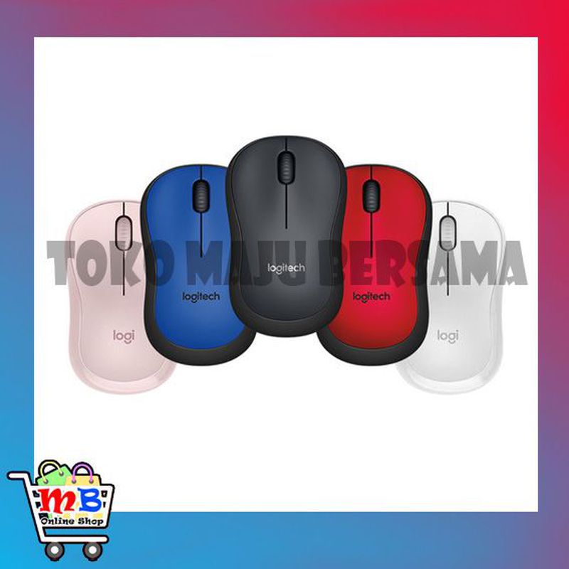 Mouse Wireless Logitech M221 - Biru