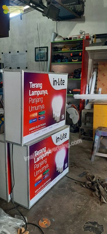 Neon Box/Neon Sign DUA SISI (Backlite Printing)