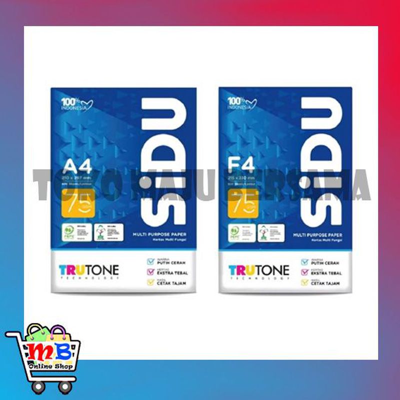 Kertas HVS A4/F4 75 gr SIDU - F4