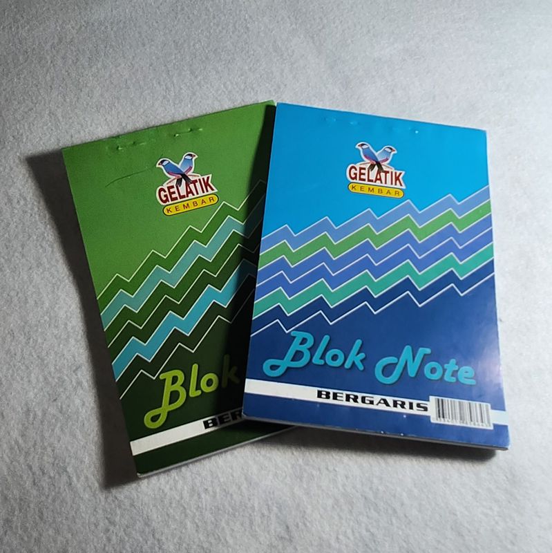 Block Note Kecil Gelatik Kembar Bergaris