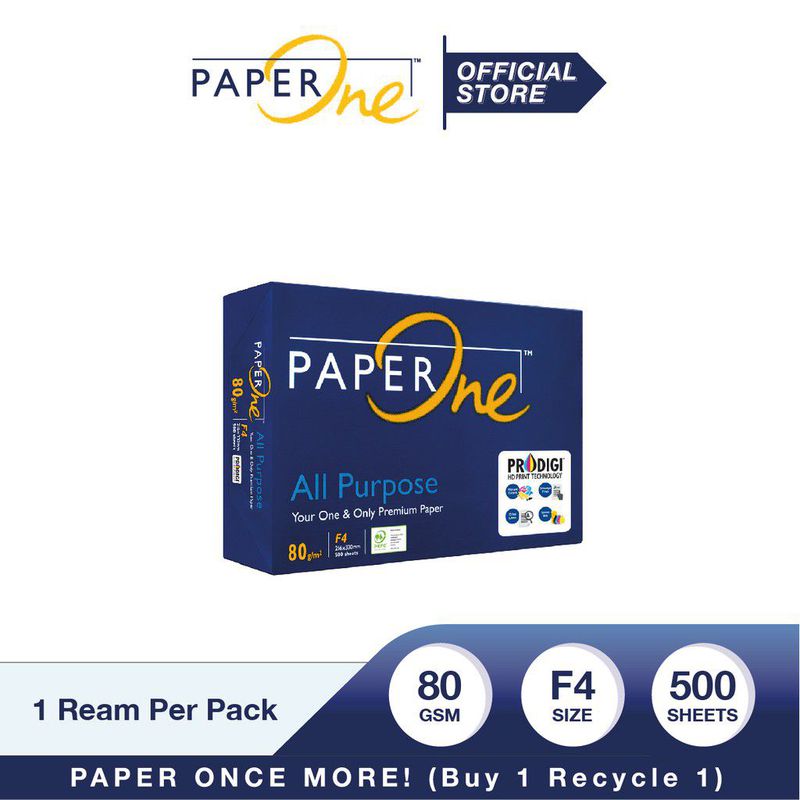KERTAS FOTOCOPY ATAU KERTAS PRINT PAPERONE FOLIO 80 GSM ( 1033979 )