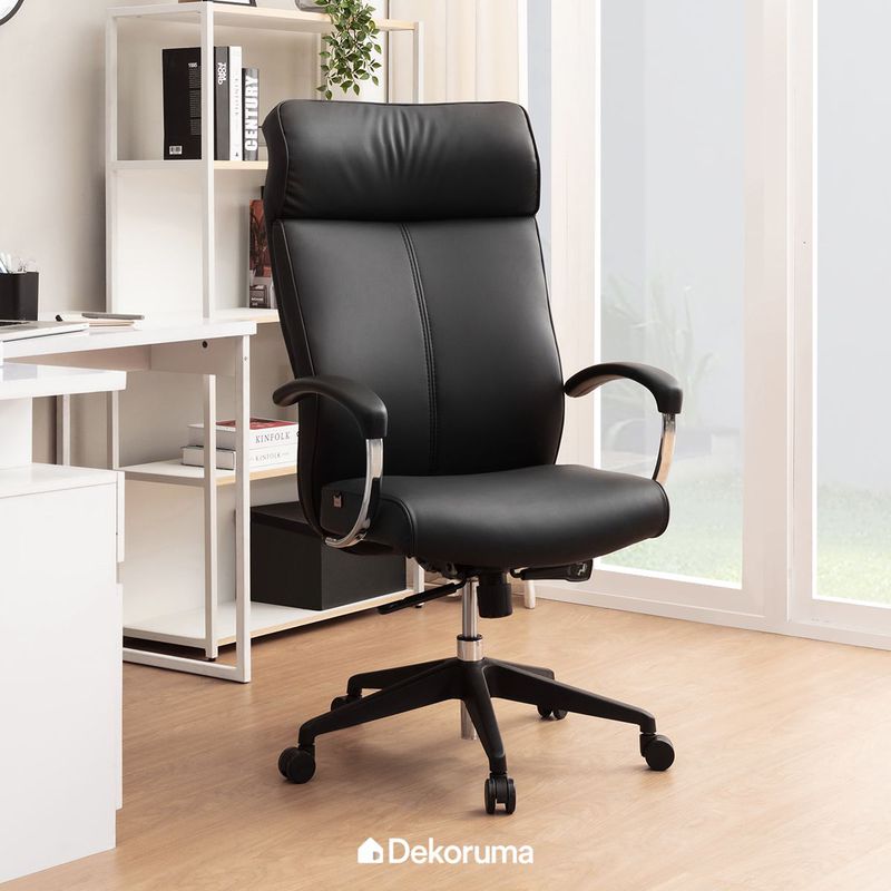 Dekoruma Kursi Kantor Manajer Luxor New 1 TC Black