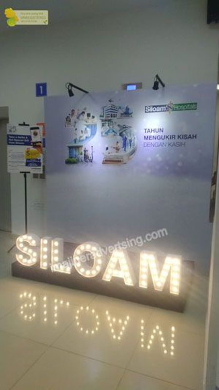 HURUF TIMBUL - Dengan Led