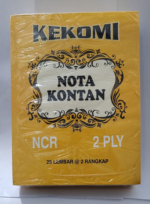 NOTA KONTAN KEKOMI HVS 2 FLY BESAR - Pak