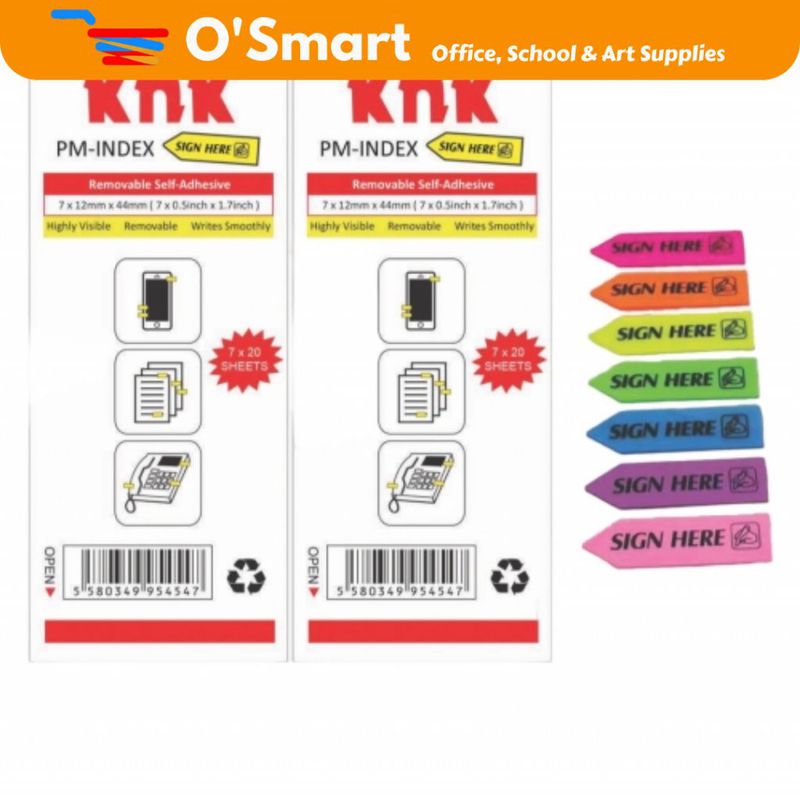 Post It Sign Here Merk KNK