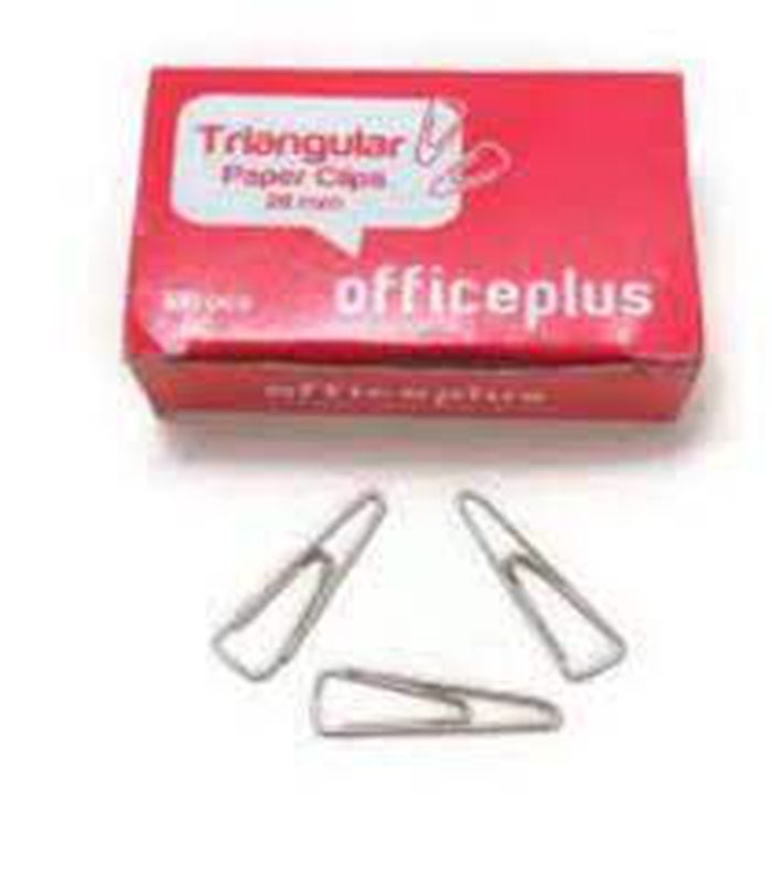 OFFICE-P PAPERCLIP 28MM TRIGONAL OP-PC28TRI