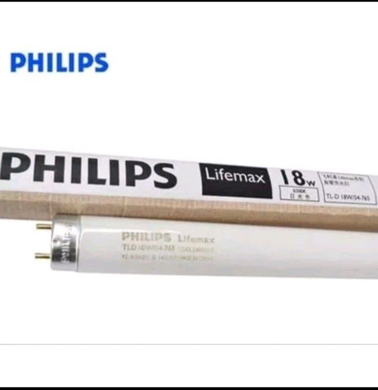 Lampu TL philips neon 18 w daylight putih