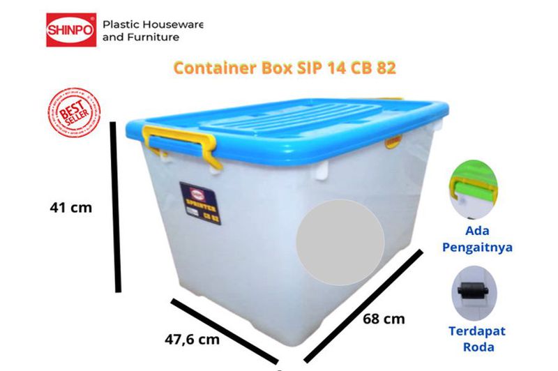 BOX CONTAINER 82 LITER