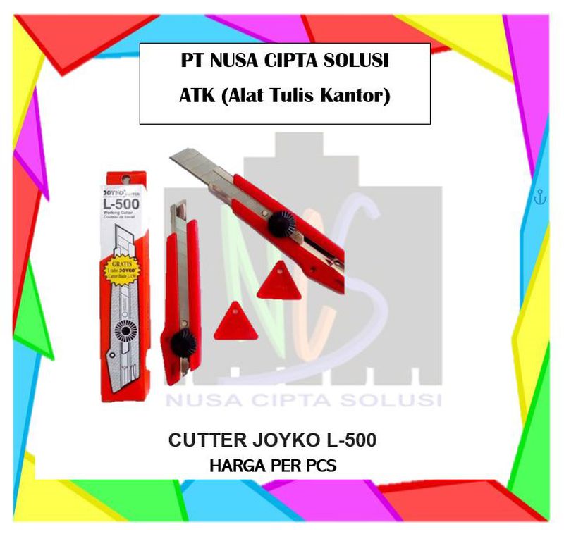 CUTTER JOYKO BESAR L-500 FREE CUTTER BLADE L150 (5 PCS)