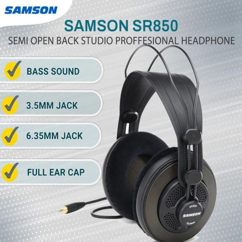 Professional Studio Headphone Samson SR850