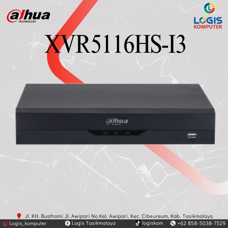 XVR Dahua XVR5116HS-I3 16 Channels 5MP