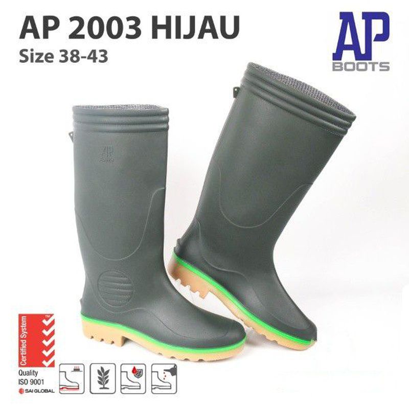 Sepatu Boat Safety Karet - 42
