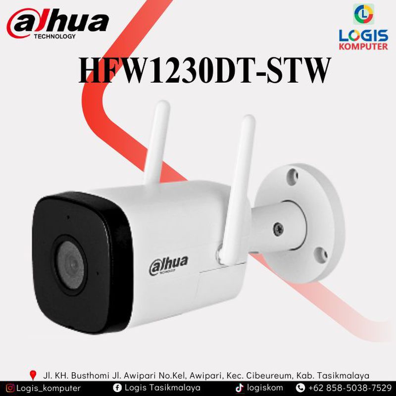 Wireless Kamera CCTV Dahua HFW1230DT-STW 2 MP IR Fixed-focal WiFi ...