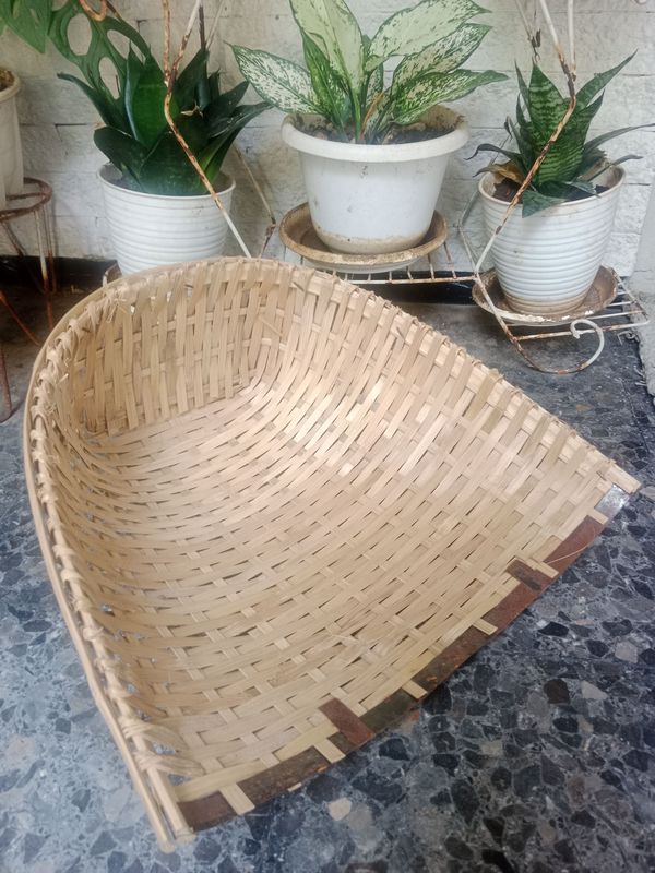 Ekrak kulit bambu bibir besi