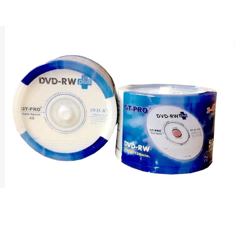 DVD RW GTPRO Plus Kaset DVD Kosong / DVD-RW Plus GT PRO kapasitas 4.7 GB