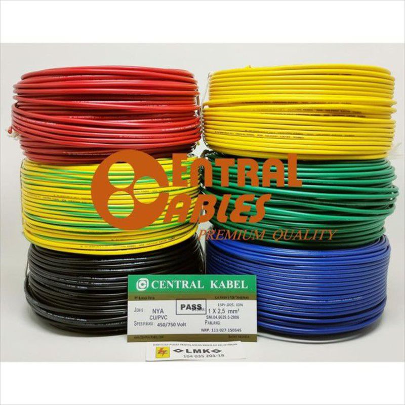 Kabel Listrik NYAF LMK (1x2.5mm) - Hijau
