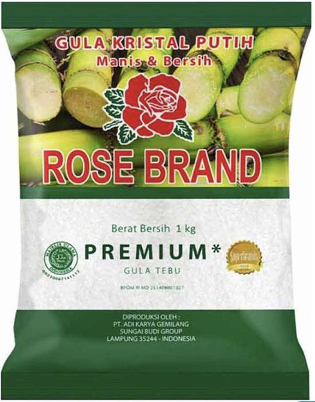 Rose Brand - Gula Kristal - Gula Putih Premium - 1000 gr
