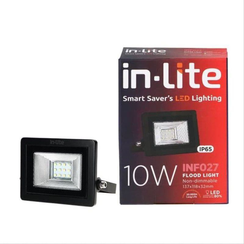 LAMPU SOROT INLITE LENGKAP 220 V 10 WATT