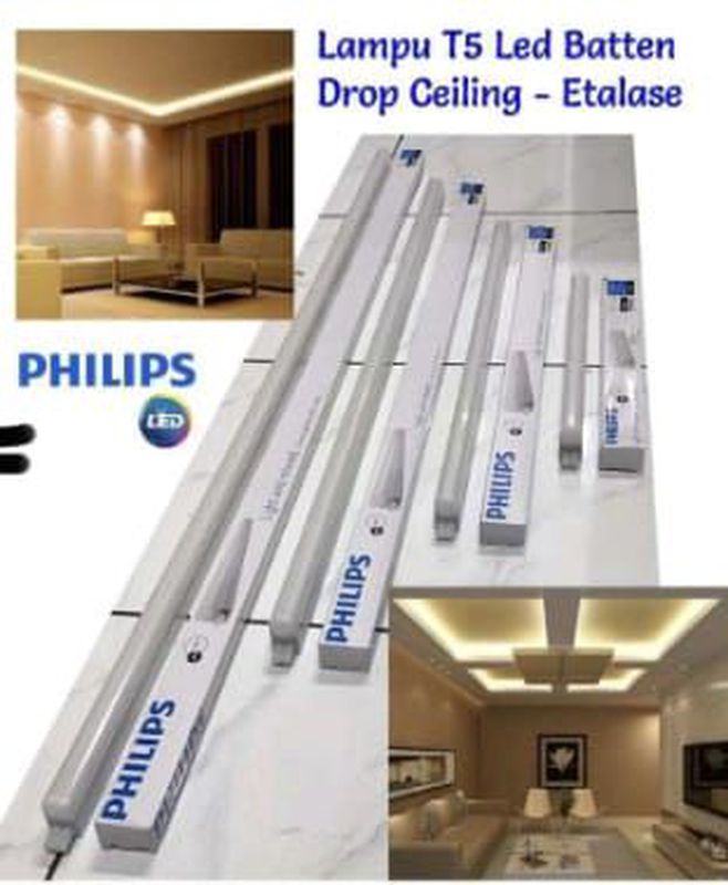 Lampu TL Neon T5 Batten PHILIPS LED TRUNKABLE Linea 13W 13Watt 120cm - Kuning