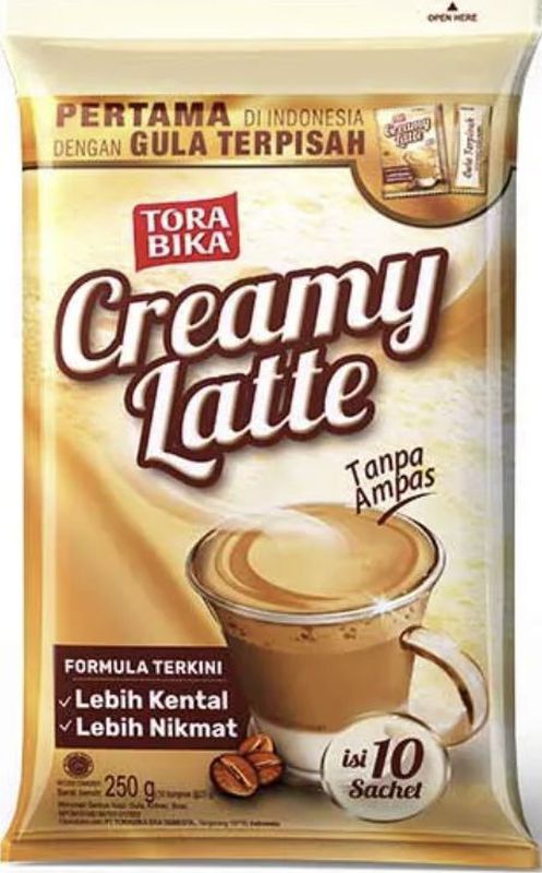 Torabika - Creamy Latte - 1 Renteng isi 10 Sachet - 250 gr