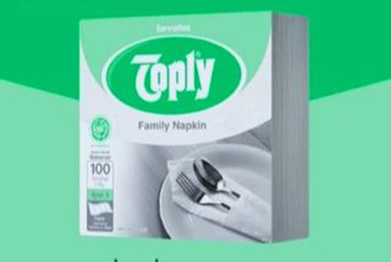 Tisu kue toply napkin 100 sheet/ tisu sendok toply napkin 100sheet ...