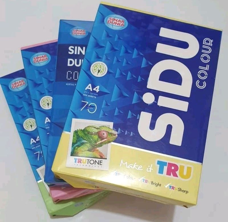 SiDU hvs A4 70gr warna - Kuning