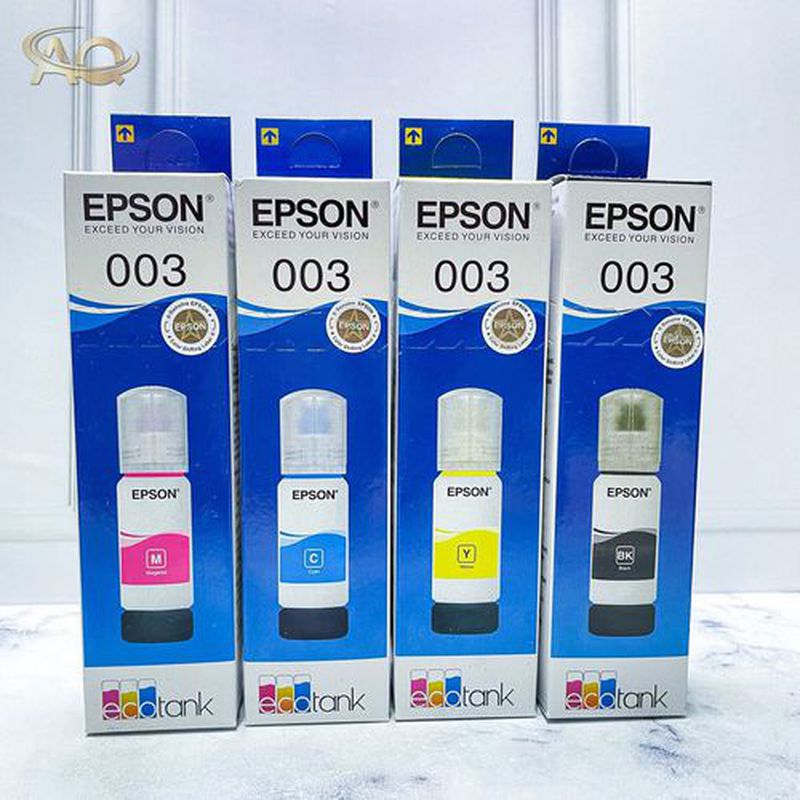 Isi Ulang Tinta Printer epson warna dan hitam - Merah