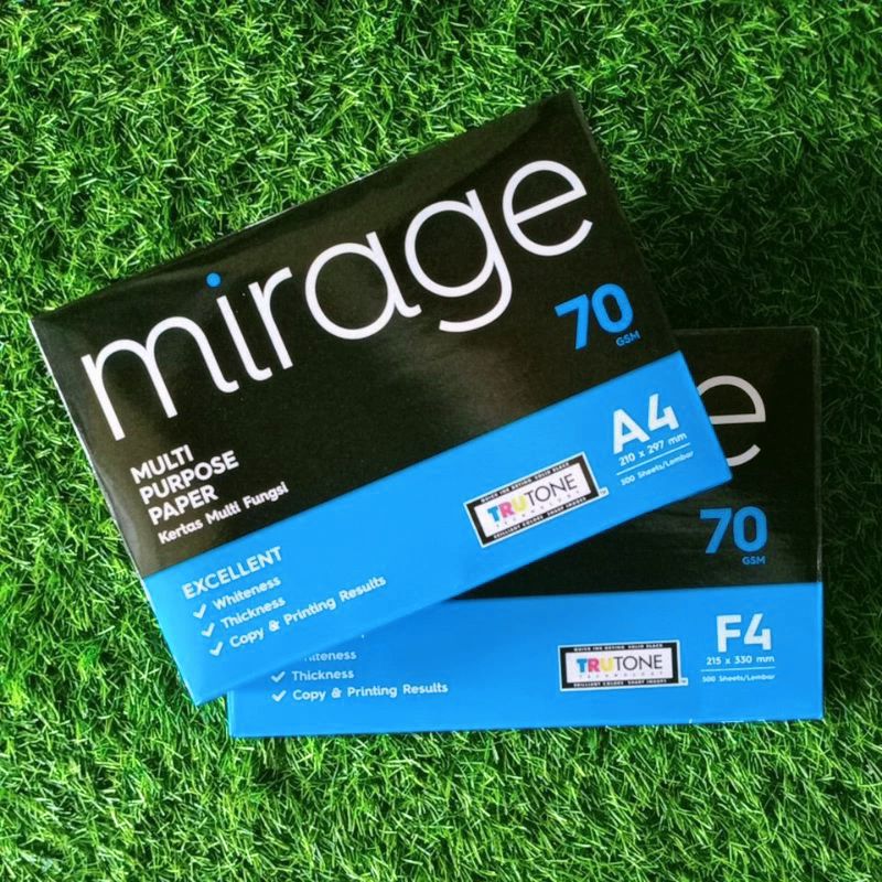 Kertas HVS Putih Polos Photocopy Mirage A4/F4 - A4