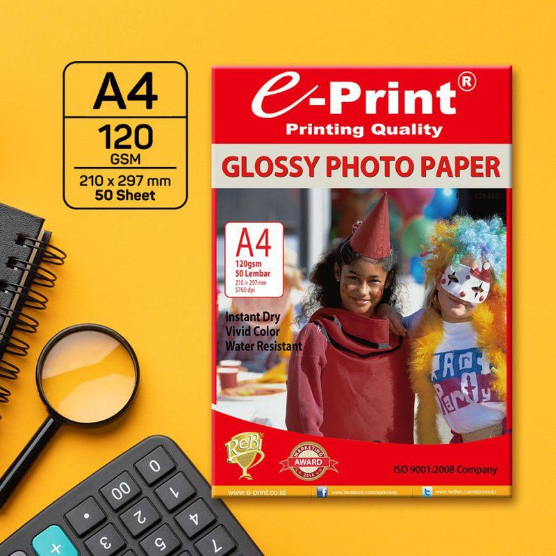 Eprint Glossy Photo A4 120gr 50sheet