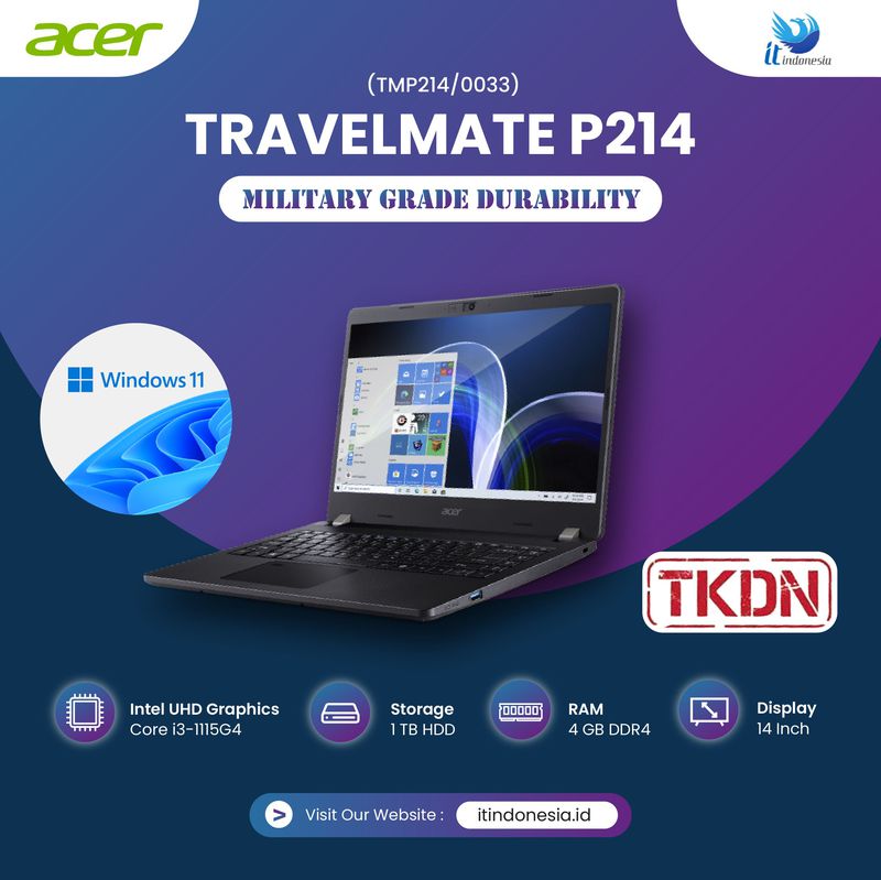 ACER ACER TRAVELMATE P214 CORE-I3 (TMP214/0033)