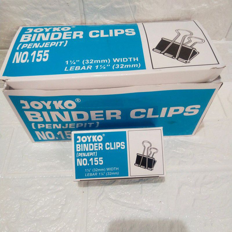Binder Clips Joyko No. 155