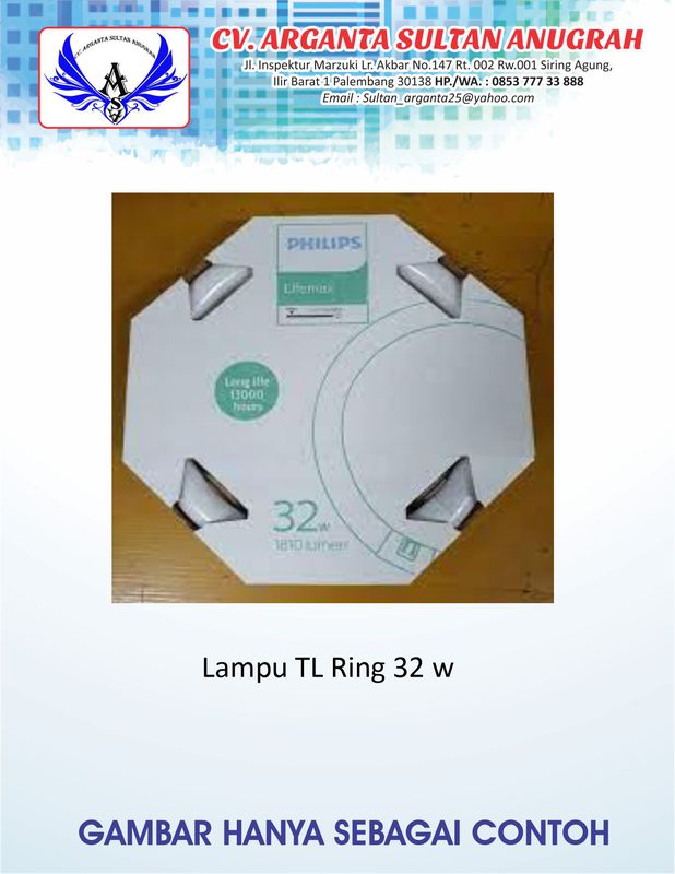 Lampu TL Ring 32 Watt