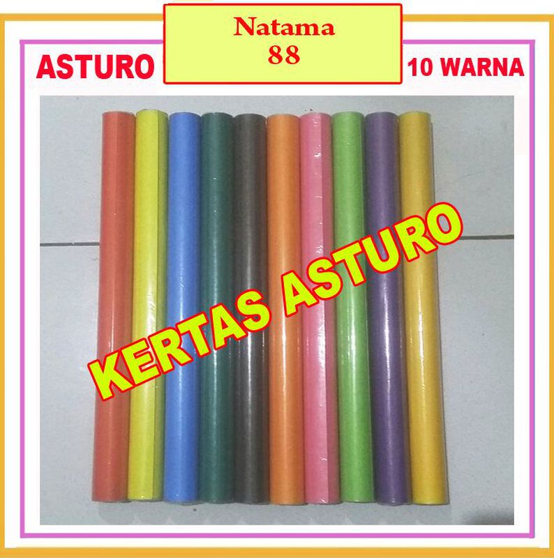 Kertas Warna (asturo Uk.40 Cm x 50 Cm)