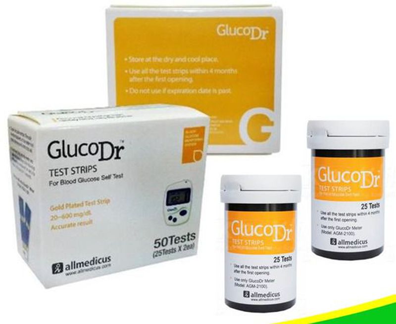 Stick - Strip Gluco Dr Glucose Box 50 Test