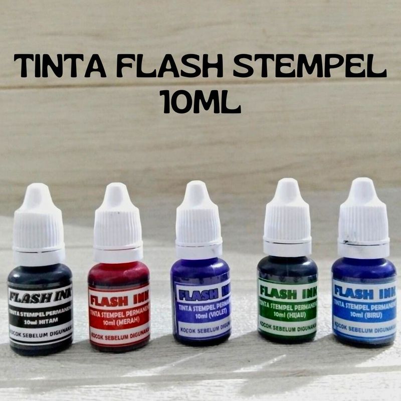 Tinta Stempel Flash - Ungu Tua