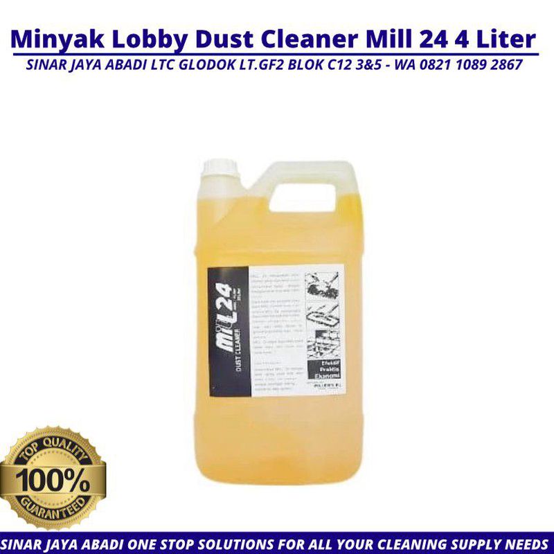 Millers Minyak Lobby Dust Cleaner Pengikat Debu Minyak Lobi 4 Liter