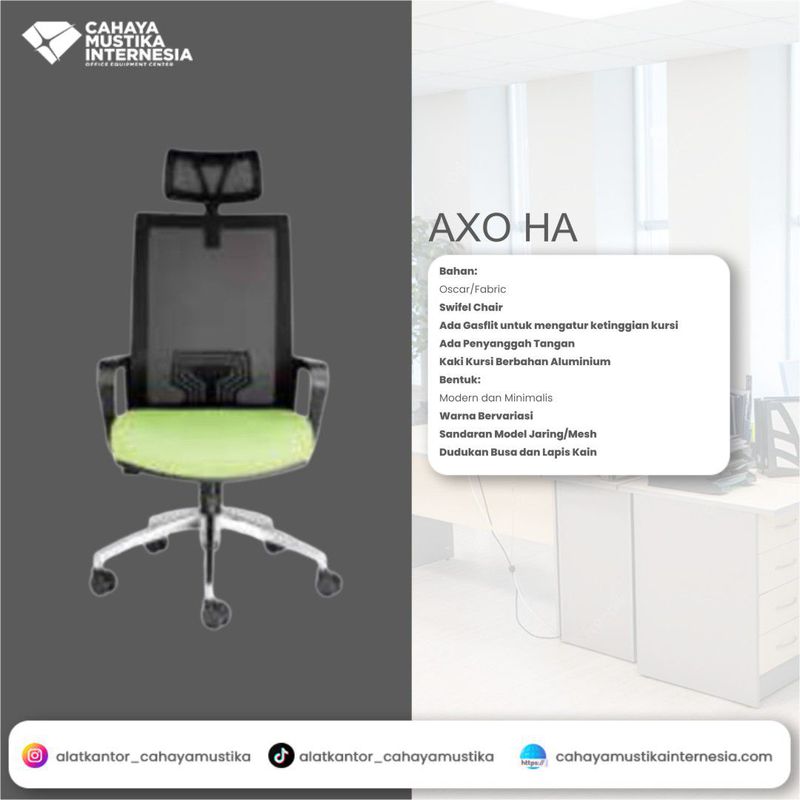 SAVELLO KURSI STAFF SAVELLO AXO HA DI JAKARTA