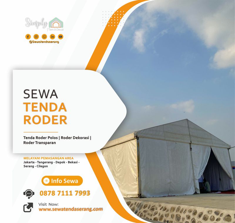 Sewa Tenda Roder Serang Cilegon Pandeglang - Roder Dekorasi