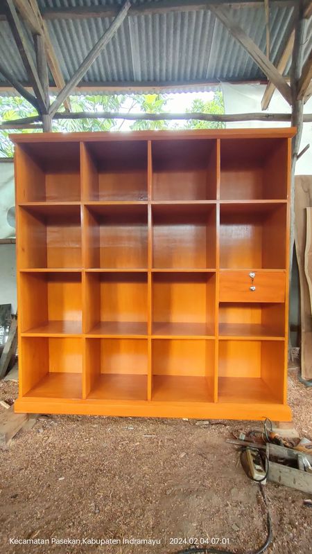 Rak Arsip / Rak buku/Rak file - Putih