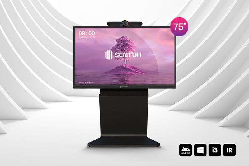 SMARTBOARD 75 INCH DUAL OS WITH VIDEO CONFERENCE