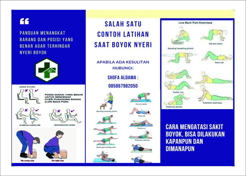 Leaflet Fisioterapi , Puskesmas Pakem