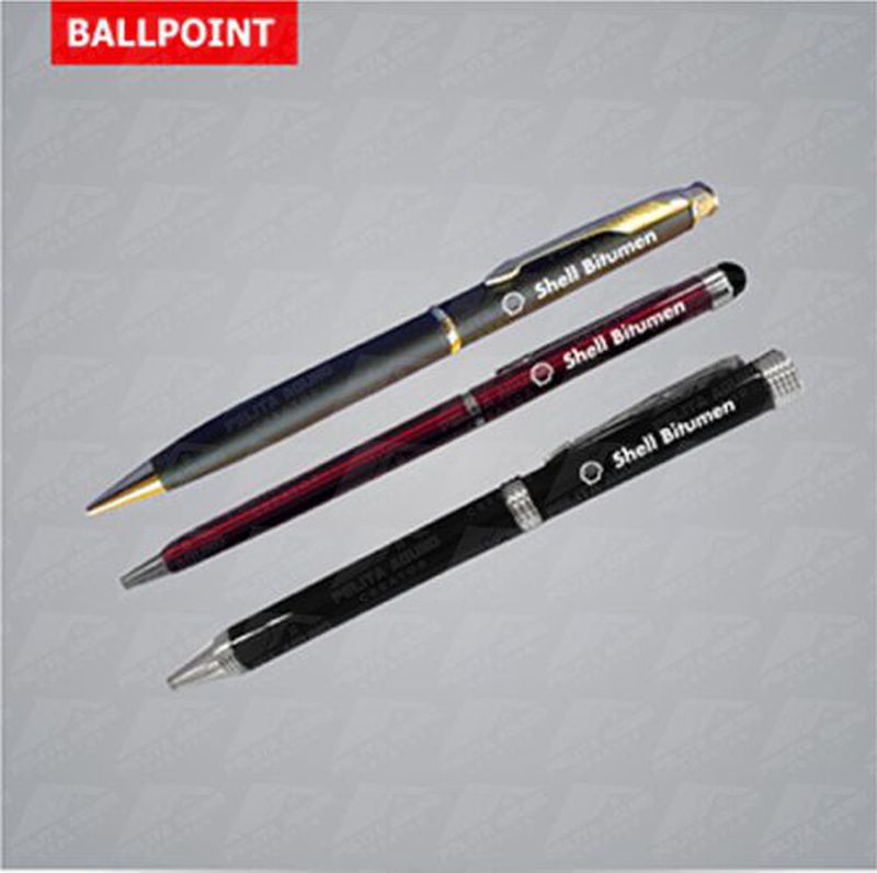 Tanpa Merek Ballpoint Besi Custom - Multicolor