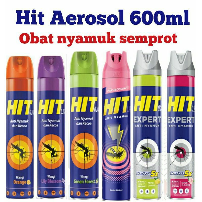 Hit Aerosol Sray Anti Nyamuk 600 ml