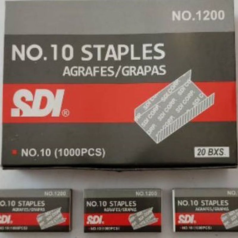 Staples / Isi Stapler SDI No.10 ( Pak isi 20 dus's)
